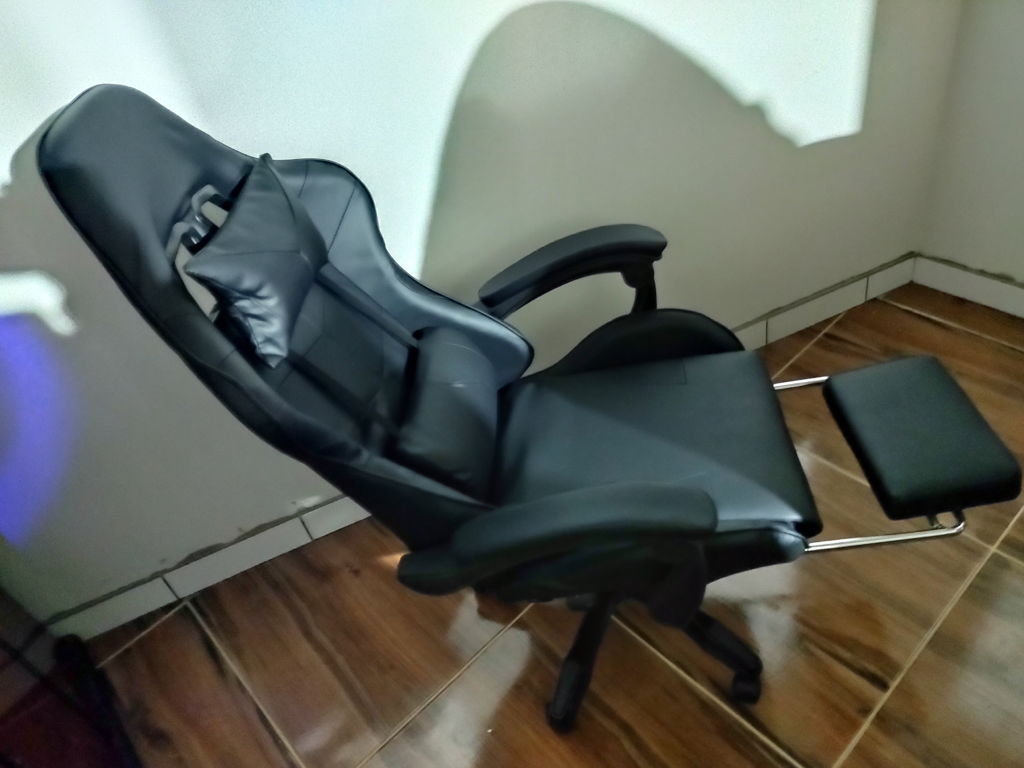 Cadeira Gamer Prizi Canvas - Preta | Extra Cadeira Gamer Prizi Canvas - Preta | Extra