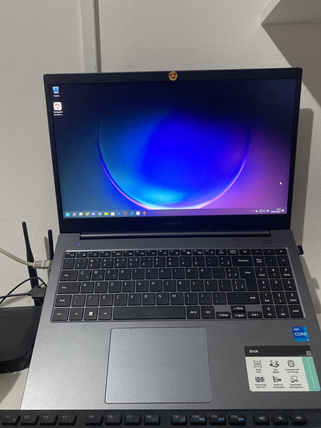 Notebook Samsung Core i5-1135G7 8GB 256GB | Extra