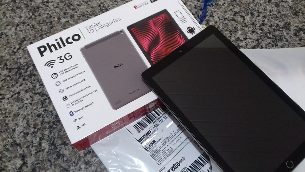 Tablet Philco PTB10RSG com Tela 10”, | Extra