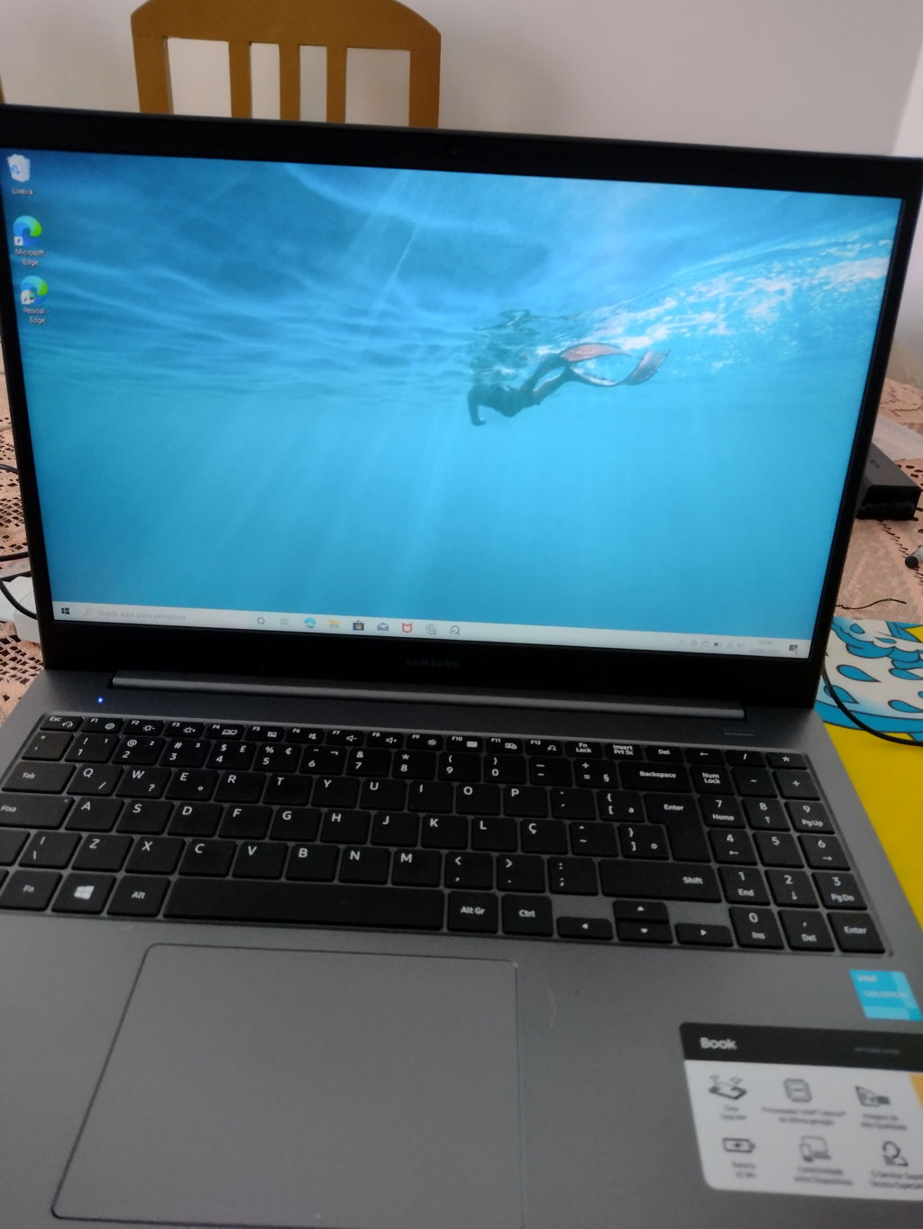 Notebook Samsung Dual Core 4GB 500GB | Ponto