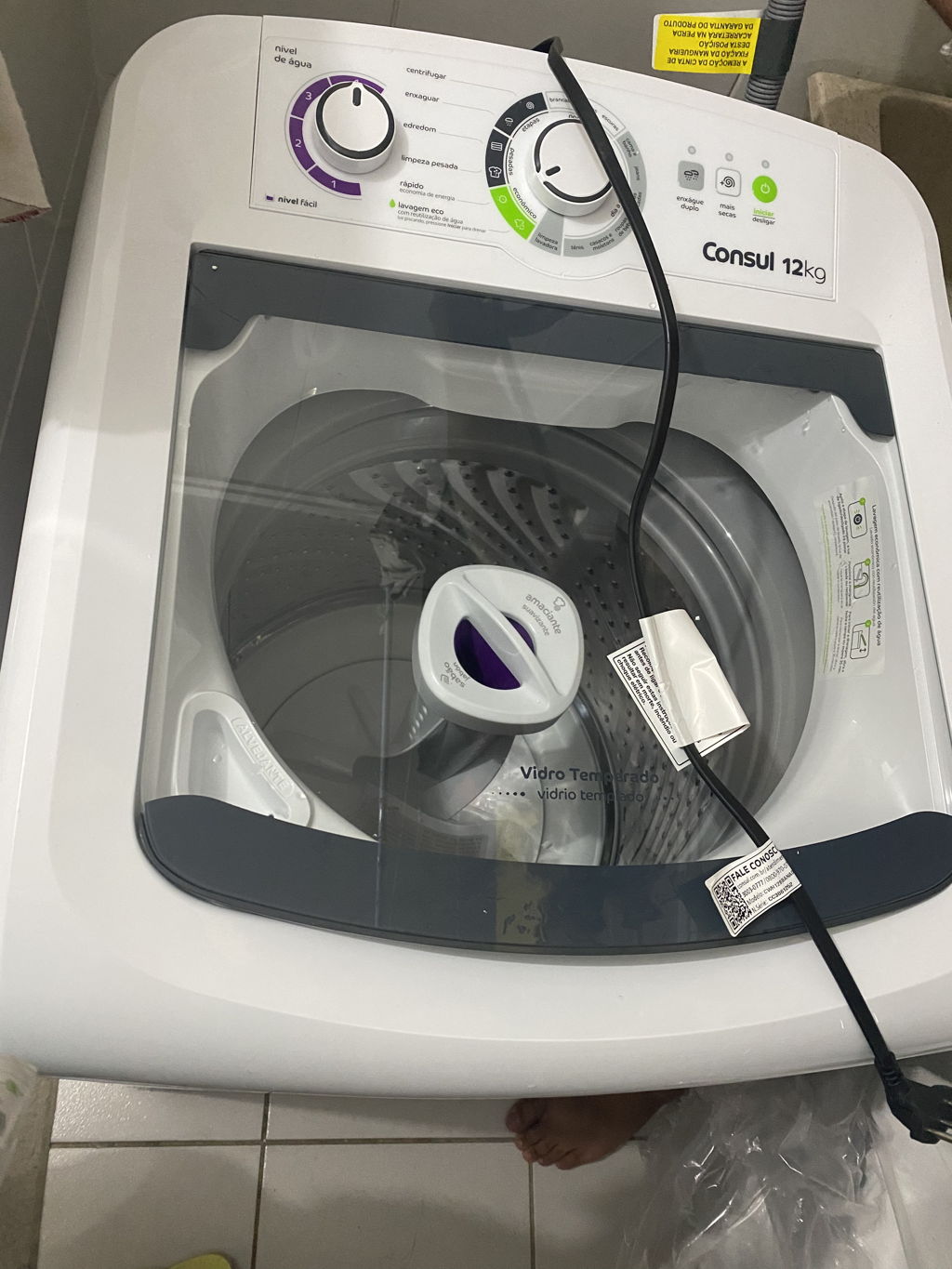Lavadora de Roupas Consul 12kg CWH12BB | Ponto