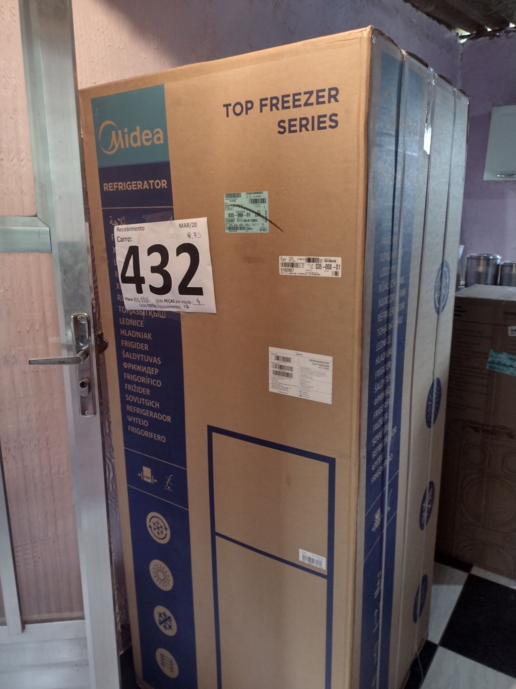 Geladeira Midea MD-RT580MTA Frost Free com | Ponto