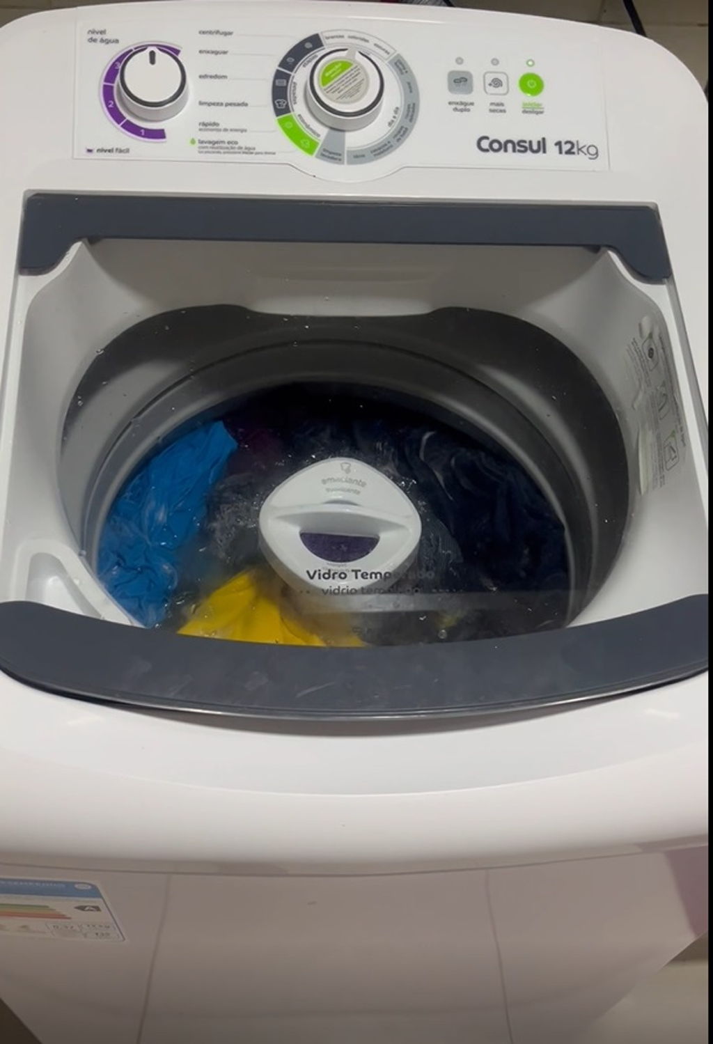 Lavadora de Roupas Consul 12kg CWH12BB | Ponto