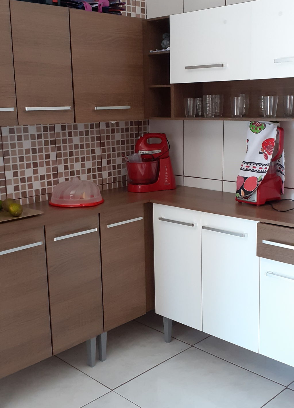 Cozinha Completa de Canto Reto Emilly | Casas Bahia