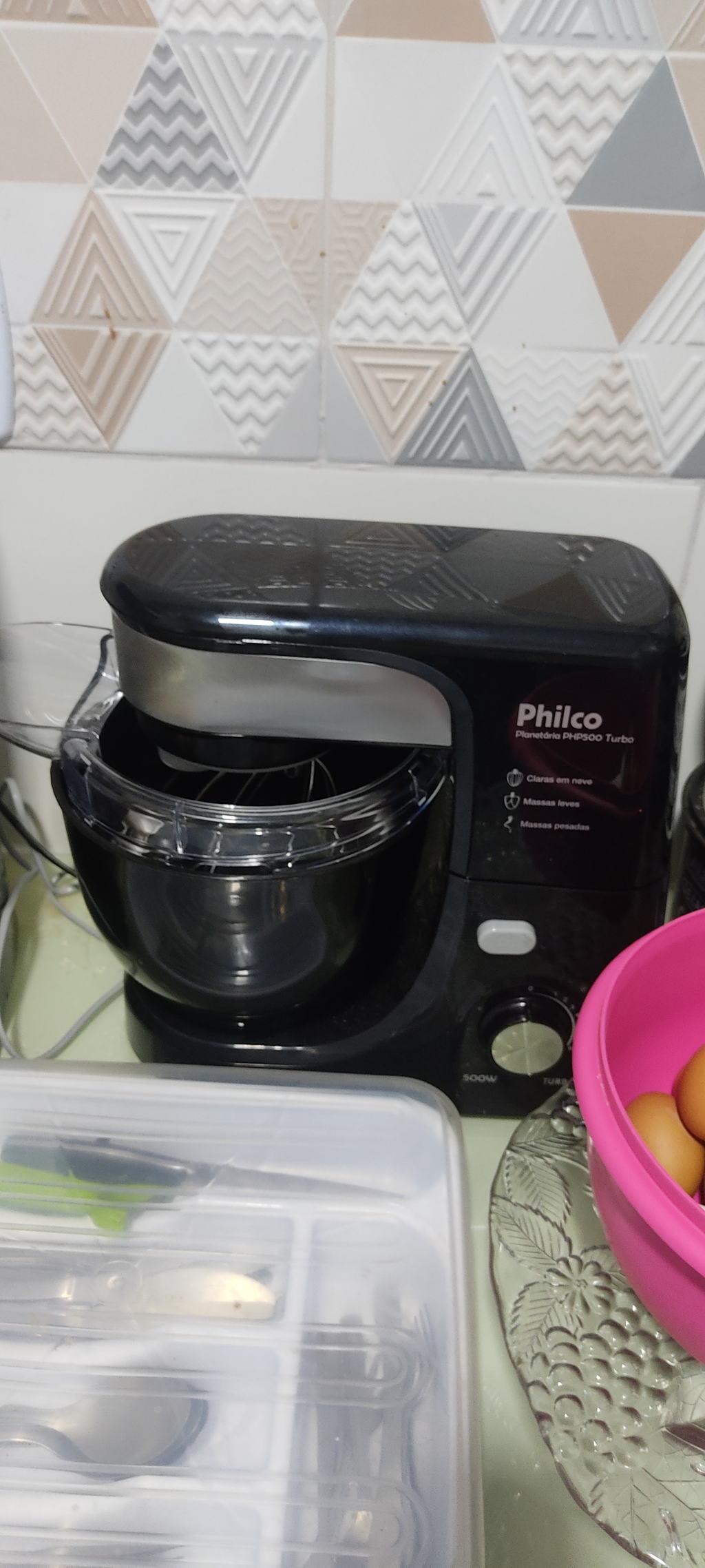 Batedeira Planetária Philco PHP500 Turbo com | Casas Bahia