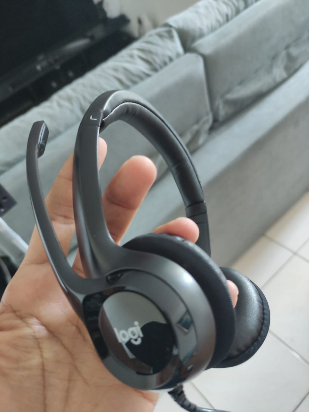 Fone Headset Logitech USB H390 - Preto | Casas Bahia