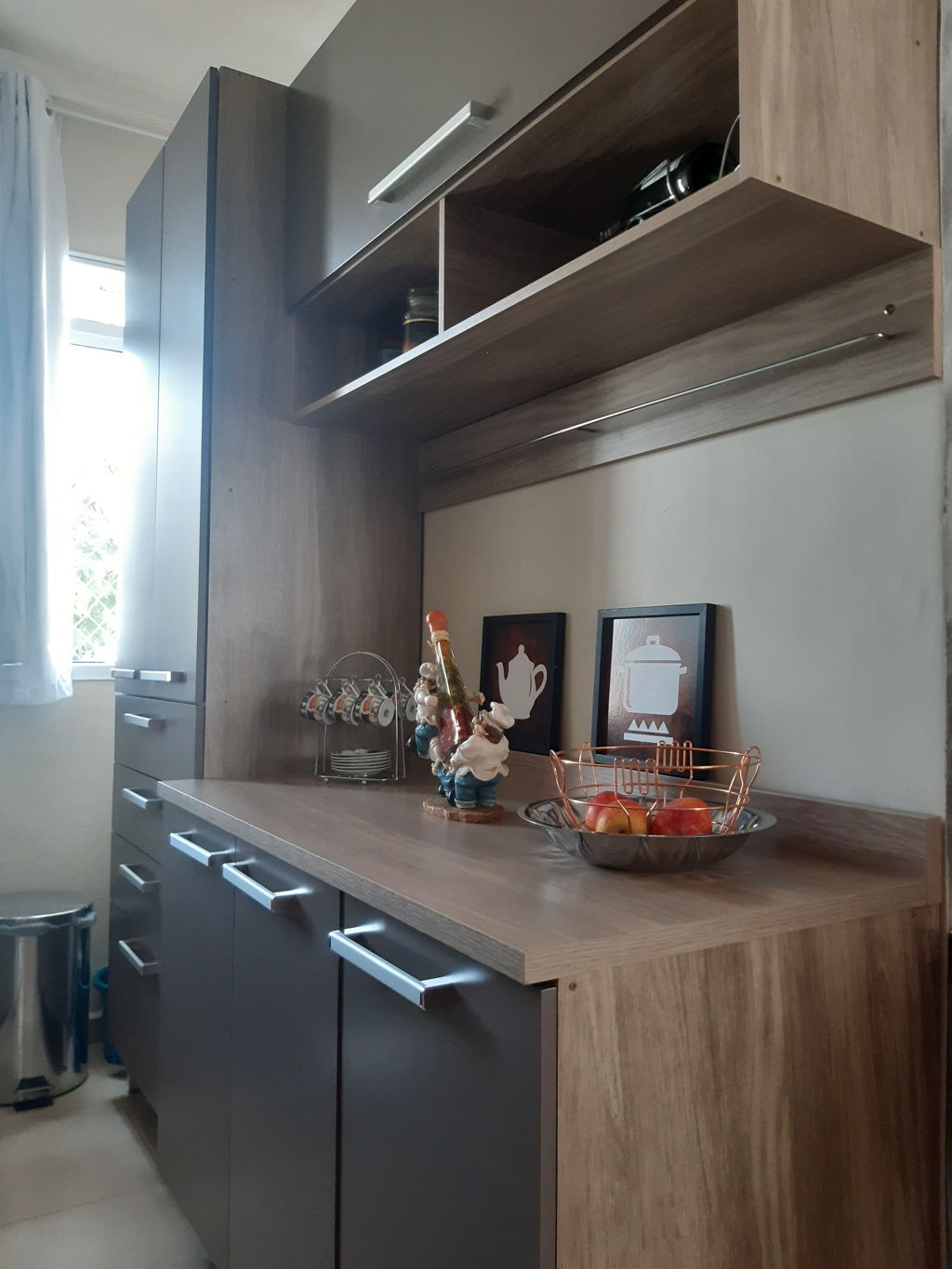 Armário Basculante Bartira Topázio com 1 Porta, | Casas Bahia